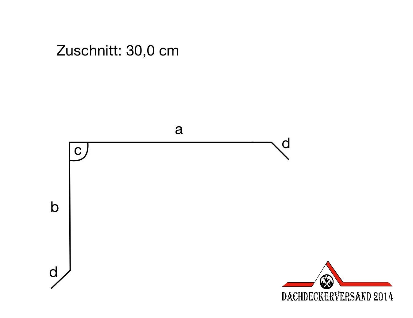 2 m Ortblech Ortgangblech Dachrandblech Flachdach Alu Aluminium 0,8 mm ...